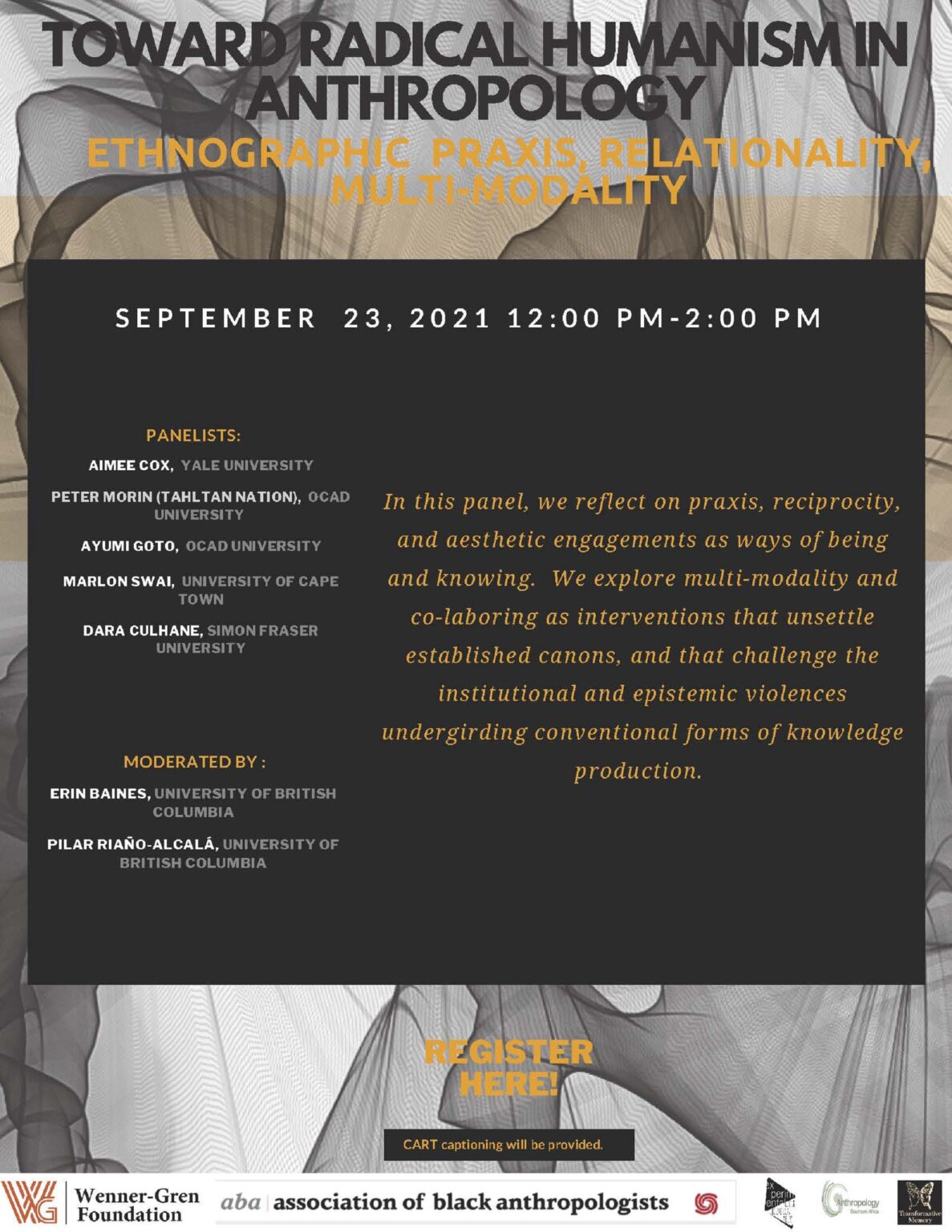 Webinar Sept. 23rd: Toward Radical Humanism in Anthropology ...